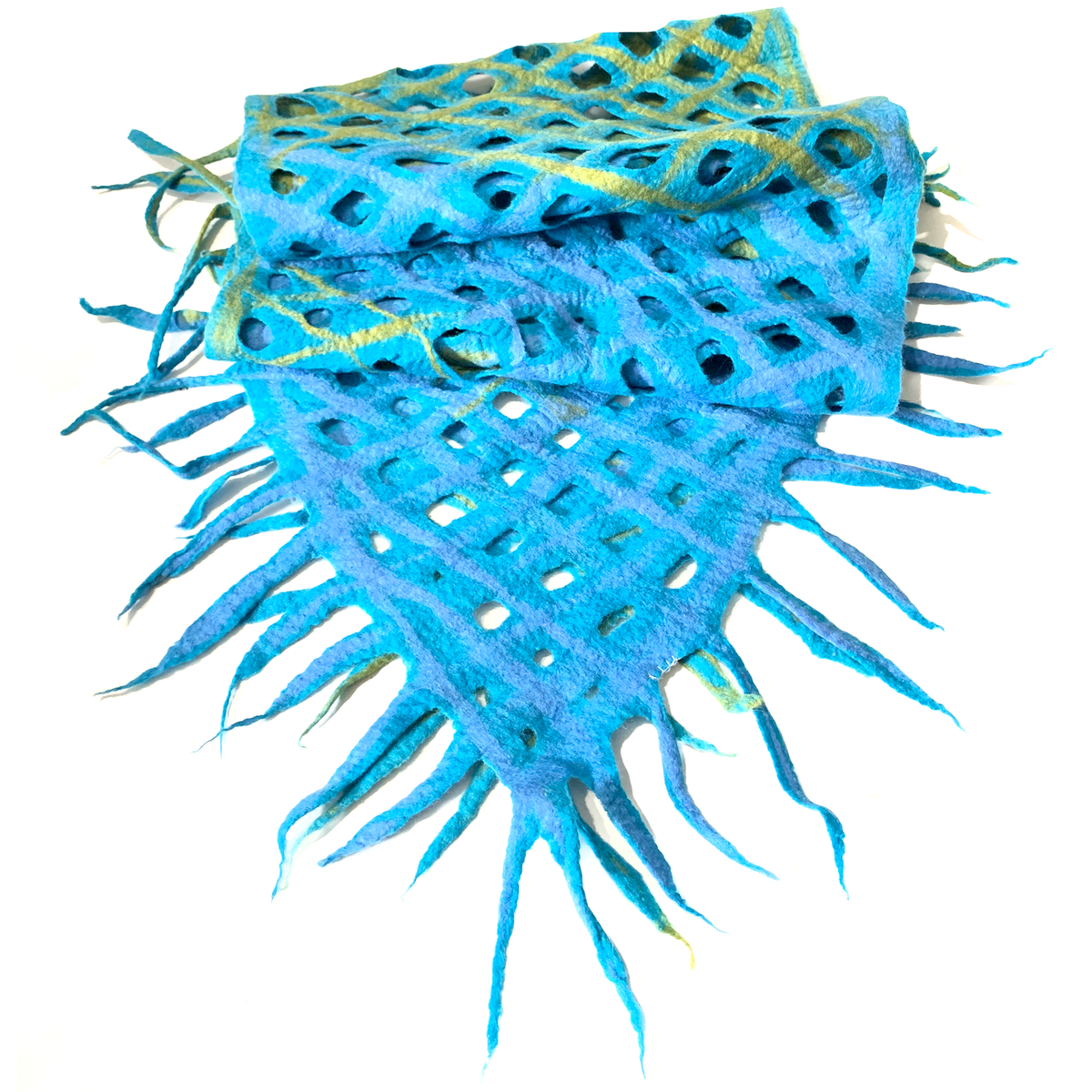 Handmade Fair Trade Net Wool Scarf - Hamro Village – Hamro Village Retail